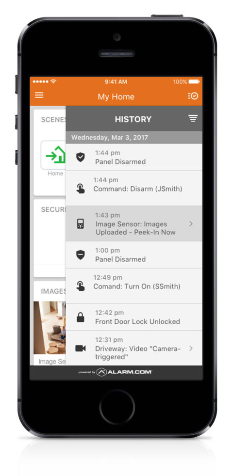 Security Features | REV | HomeIQ | Video Monitoring